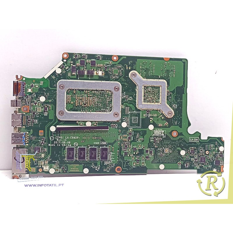 Acer Main Board W/CPU I5-8250U Dis Mx130 HDMI - LA-E892P