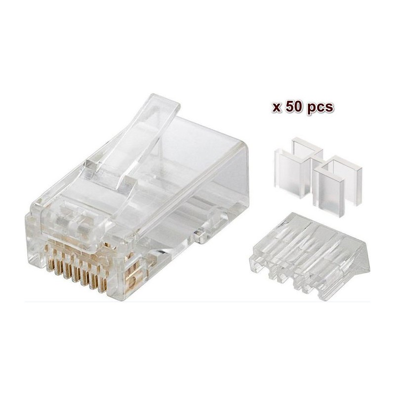 MicroConnect Fichas RJ45 Cat6, 50 pcs